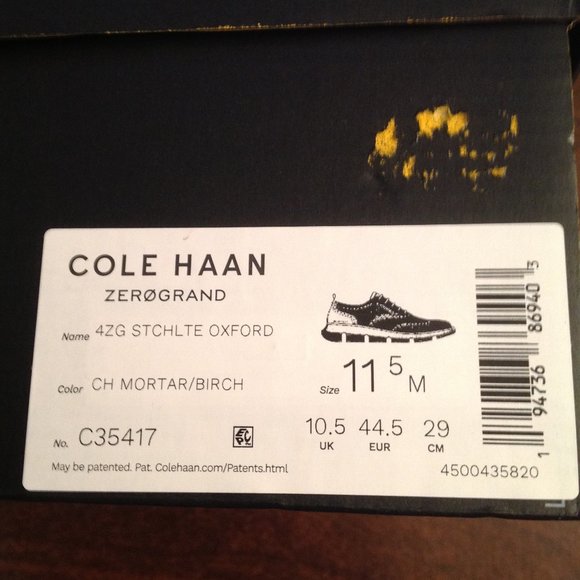 Cole Haan | Shoes | Cole Haan Mens Zerogrand Light Brown Stitchlitemesh ...